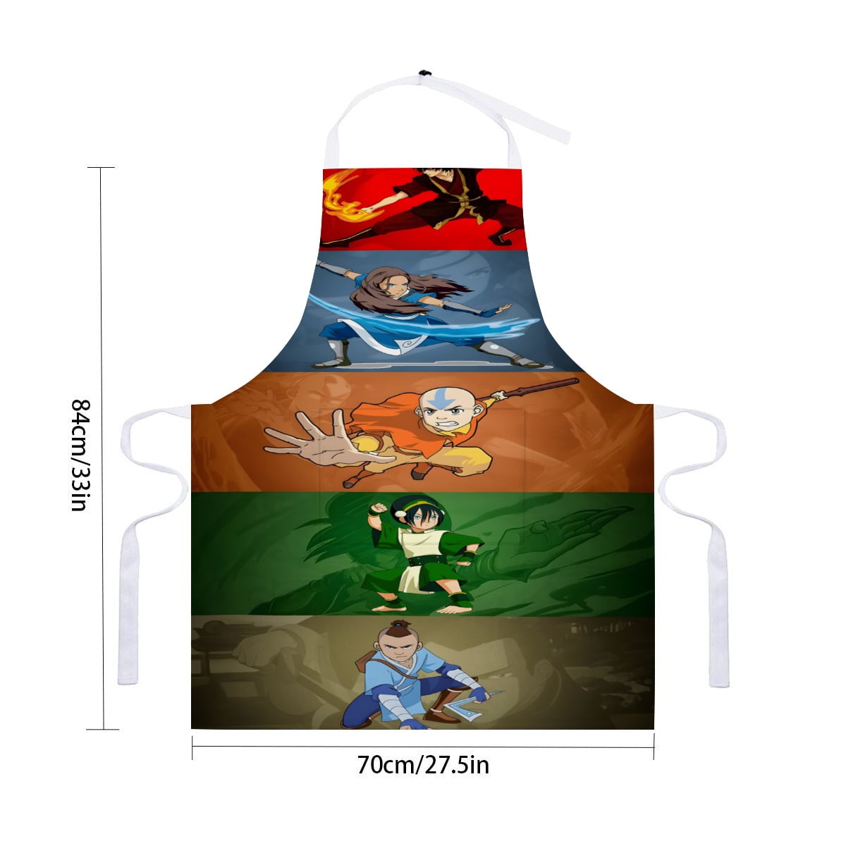 Avatar The Last Airbender apron featuring waterproof and pocket design ...