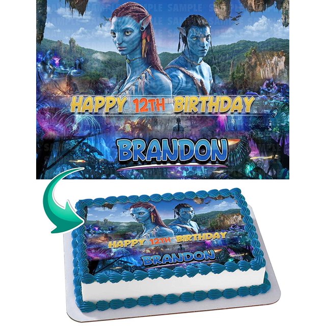 Avatar Movie Edible Cake Topper, by Inkuten - Walmart.com