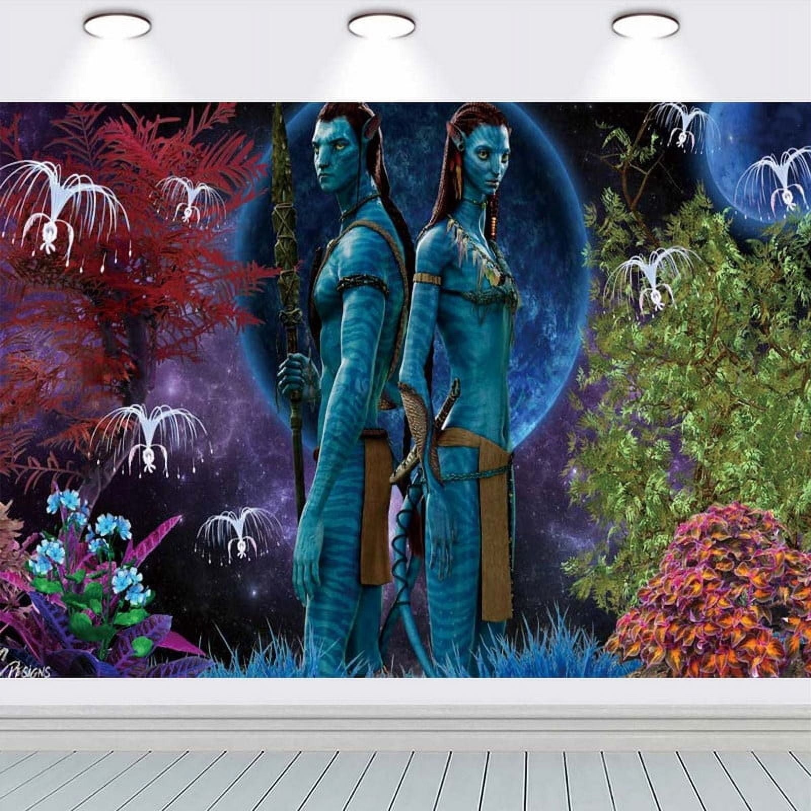 Avatar Movie Party Supplies Background Backdrop Taspestry Banner Poster ...