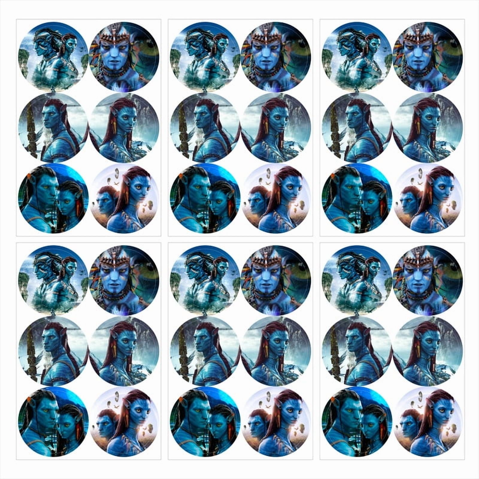 Avatar Movie Stickers Labels Birthday Party Favors Thank You Themed ...