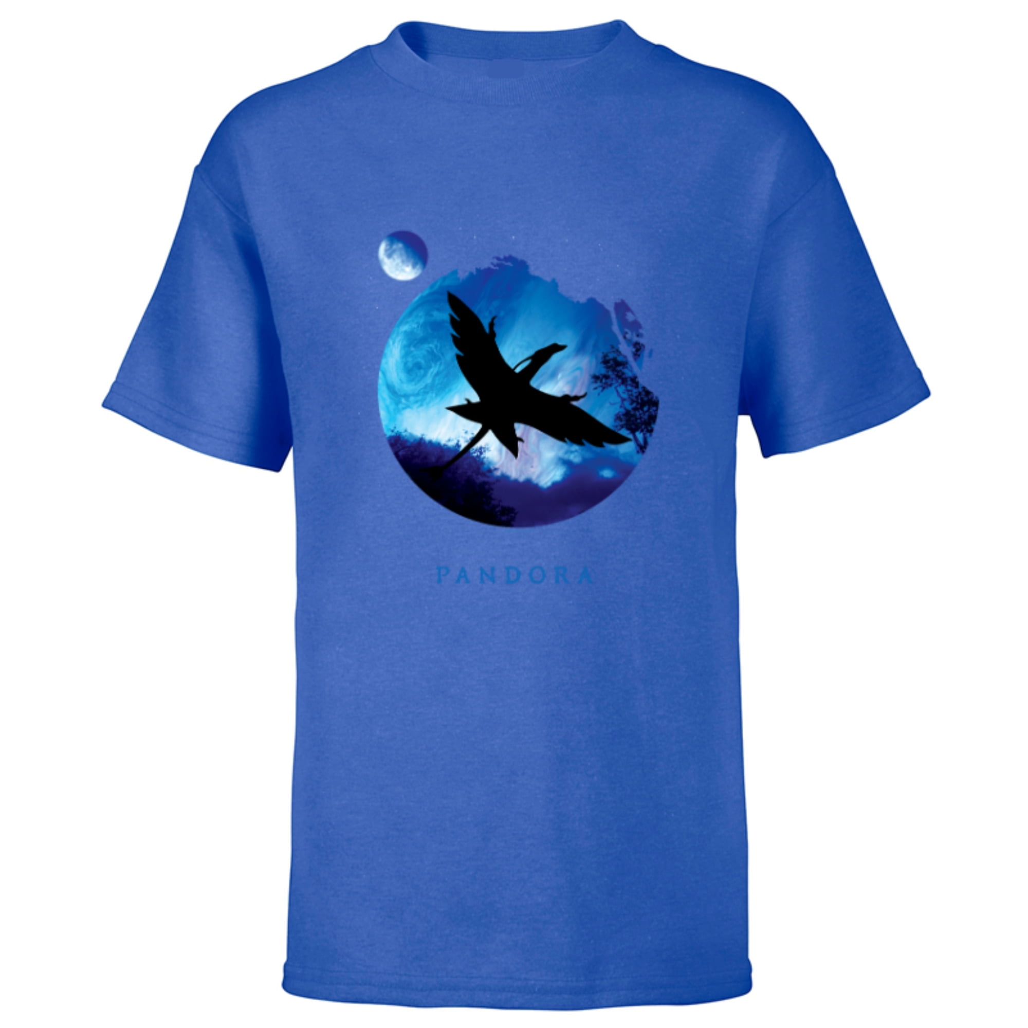 Avatar Pandora Creature Mountain Banshee in Night Sky - Short Sleeve T ...