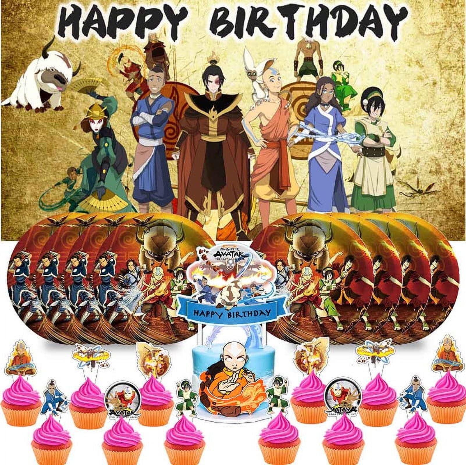 Avatar Party Supplies Birthday Decorations Plates The Last Airbender ...