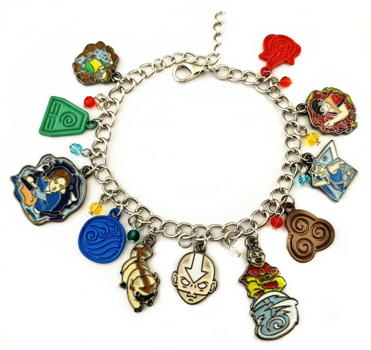 Avatar The Last Airbender 11 Charm Metal Novelty Charm Bracelet ...