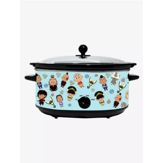 Avatar: The Last Airbender 7-Quart Slow Cooker, Chibi Character Design ...