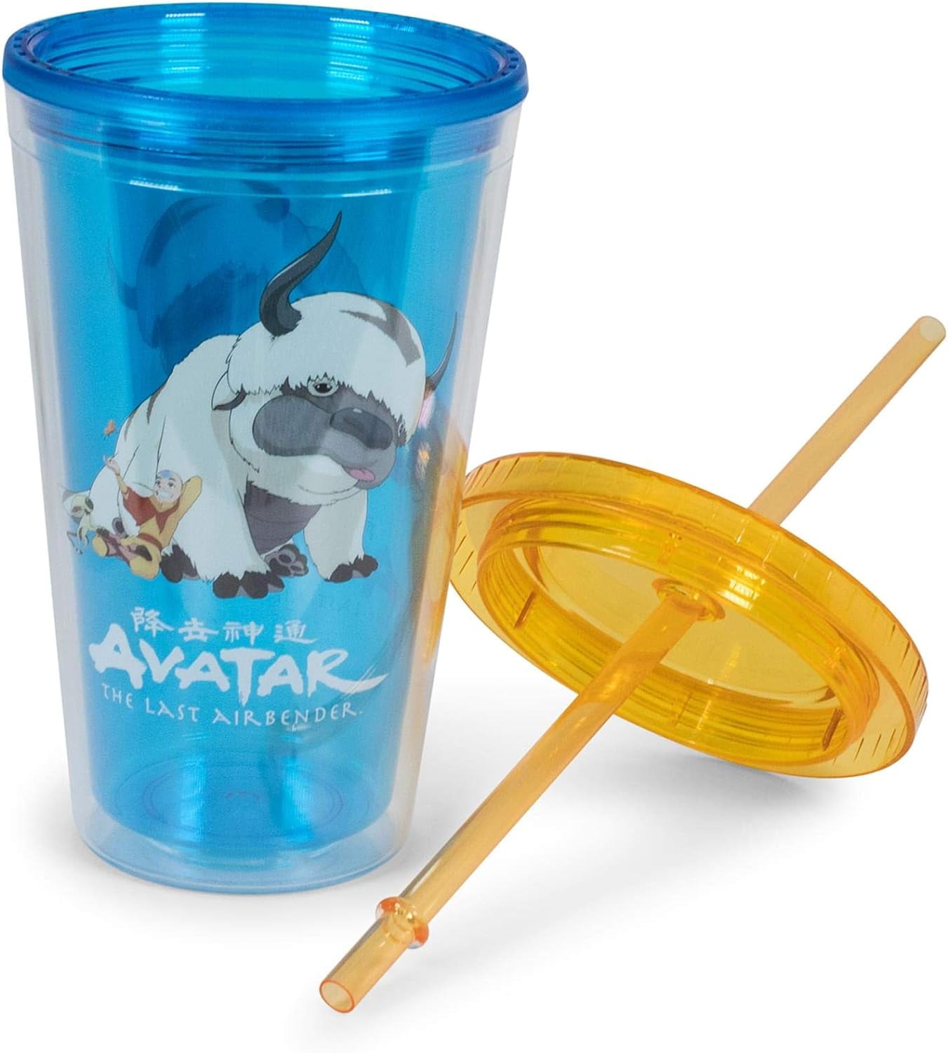 Avatar: The Last Airbender Aang and Appa Carnival Cup 16oz Tumbler ...