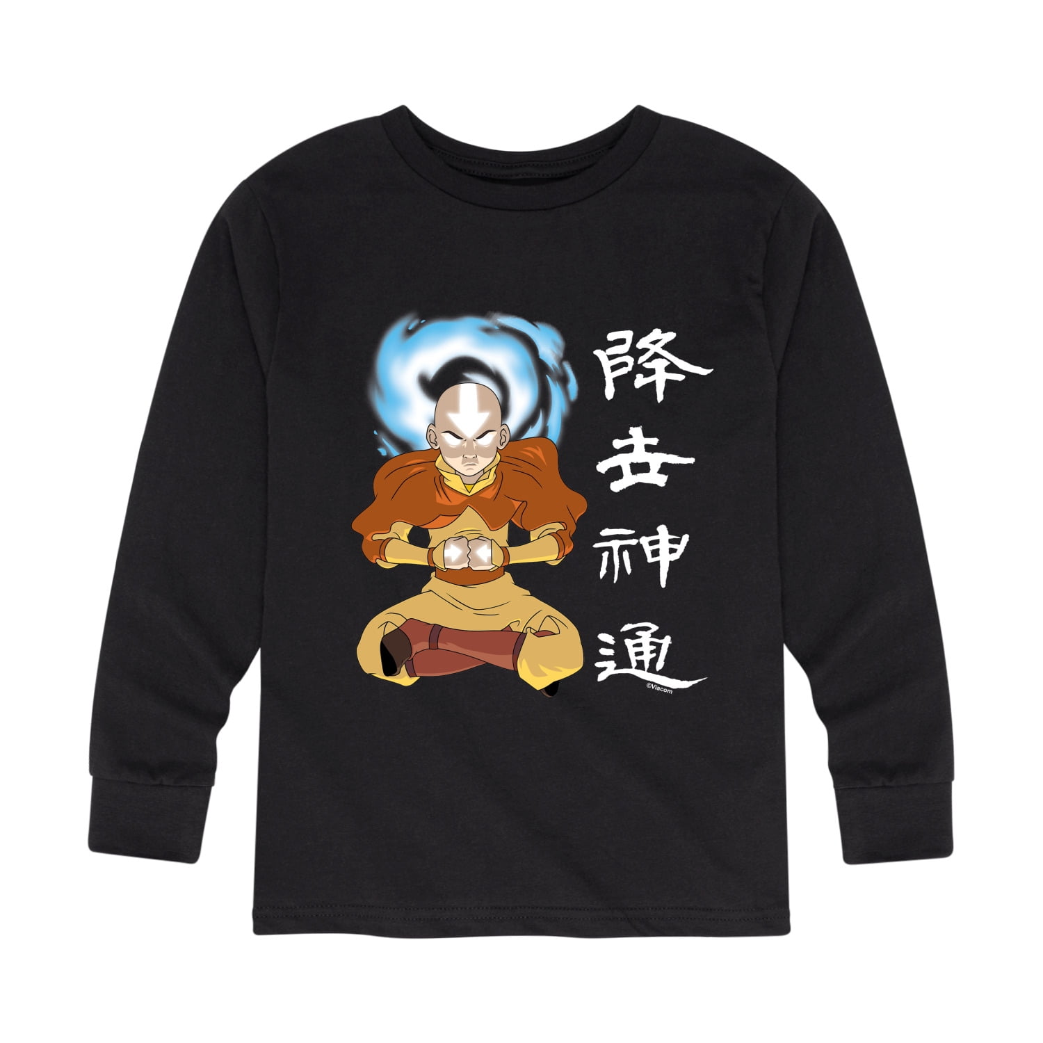 Avatar: The Last Airbender- Aang Avatar State - Youth Long Sleeve ...