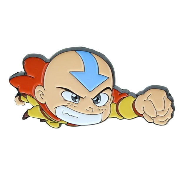 Avatar The Last Airbender Aang Chibi Flying Enamel Collector Pin ...