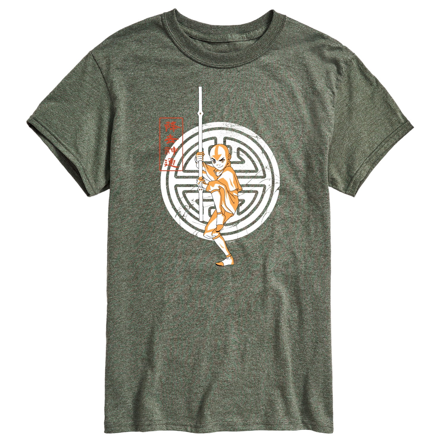 Avatar: The Last Airbender - Aang Crest - Men's Short Sleeve Graphic T ...