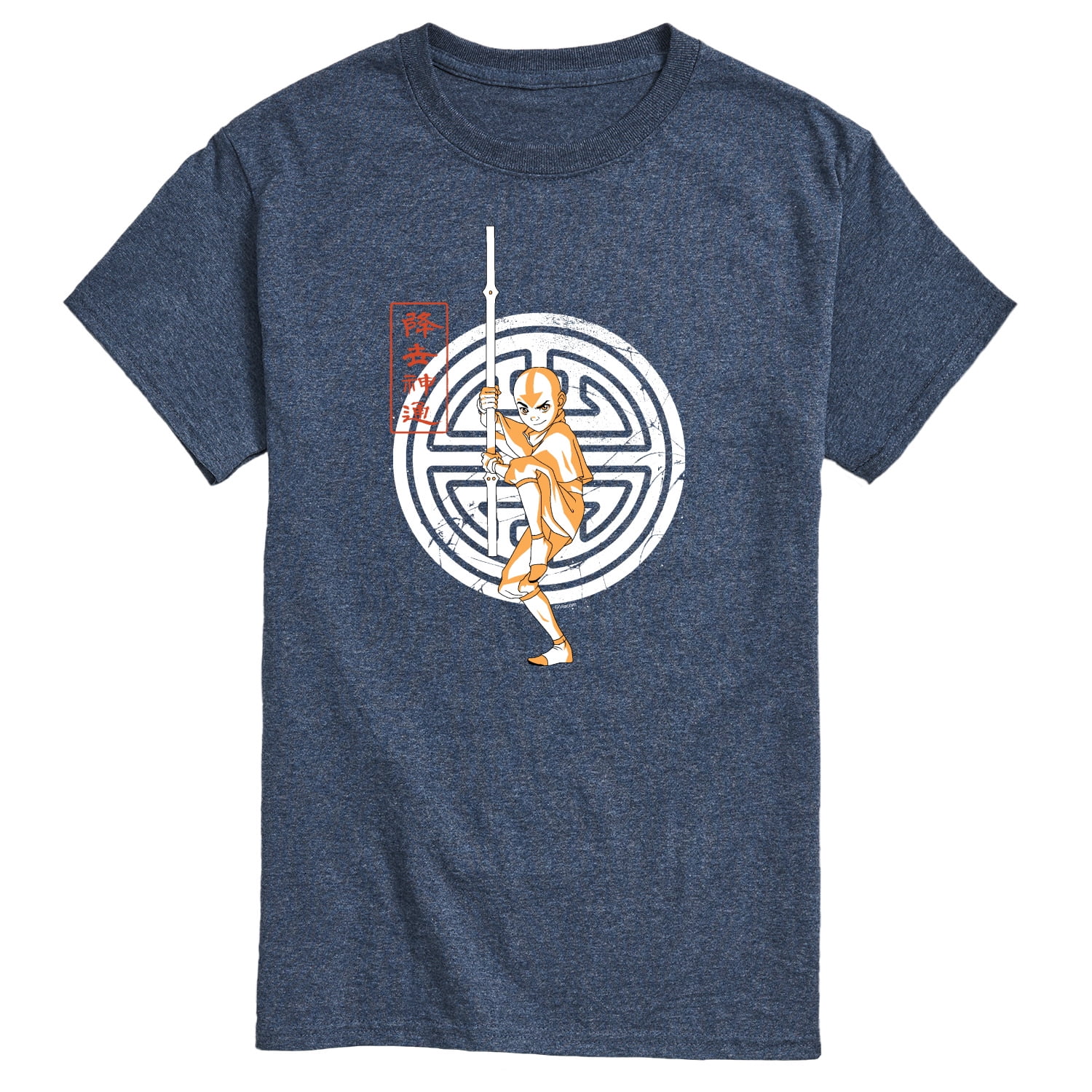 Avatar: The Last Airbender - Aang Crest - Men's Short Sleeve Graphic T ...