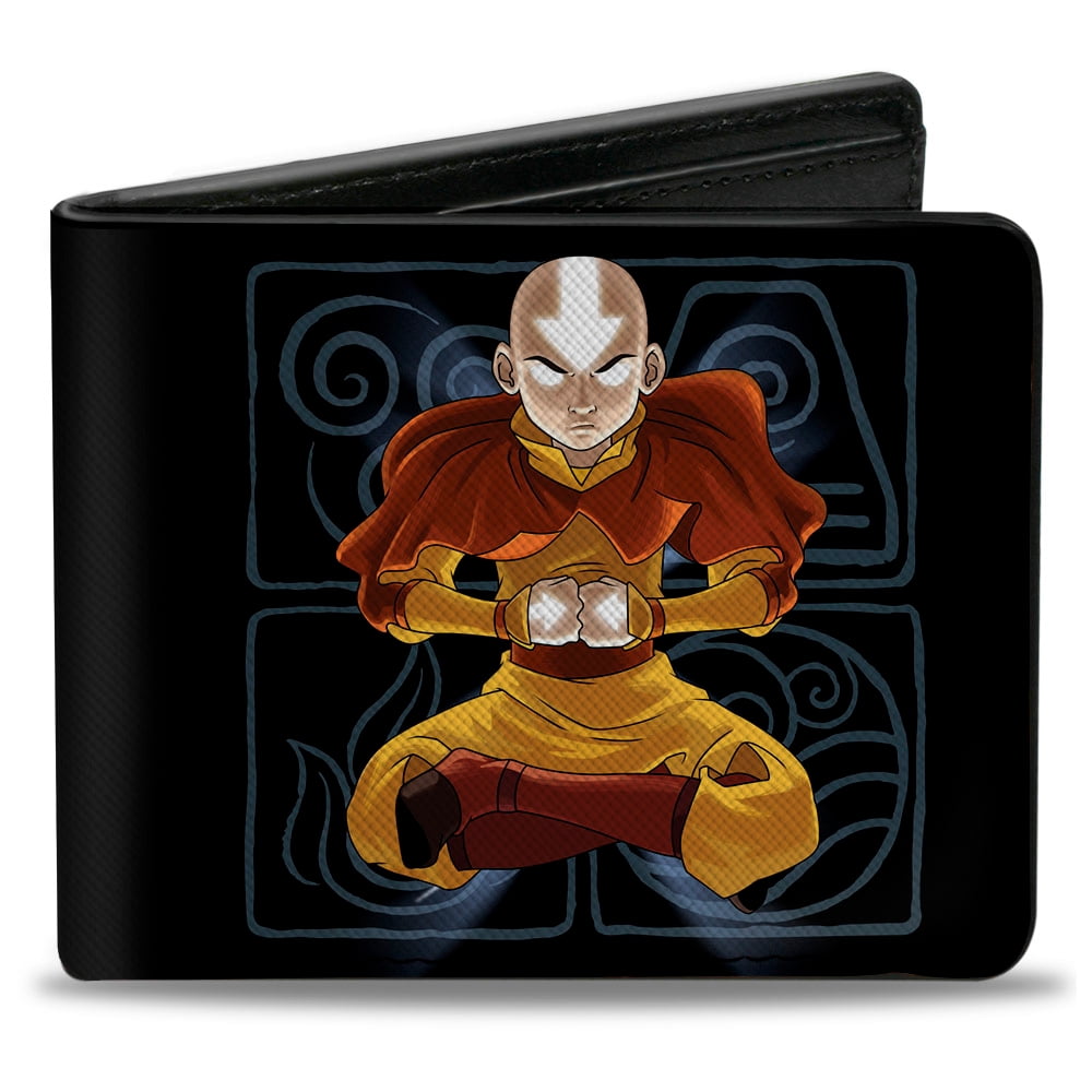 Nickelodeon Wallet, Bifold, Avatar the Last Airbender Aang Meditating ...