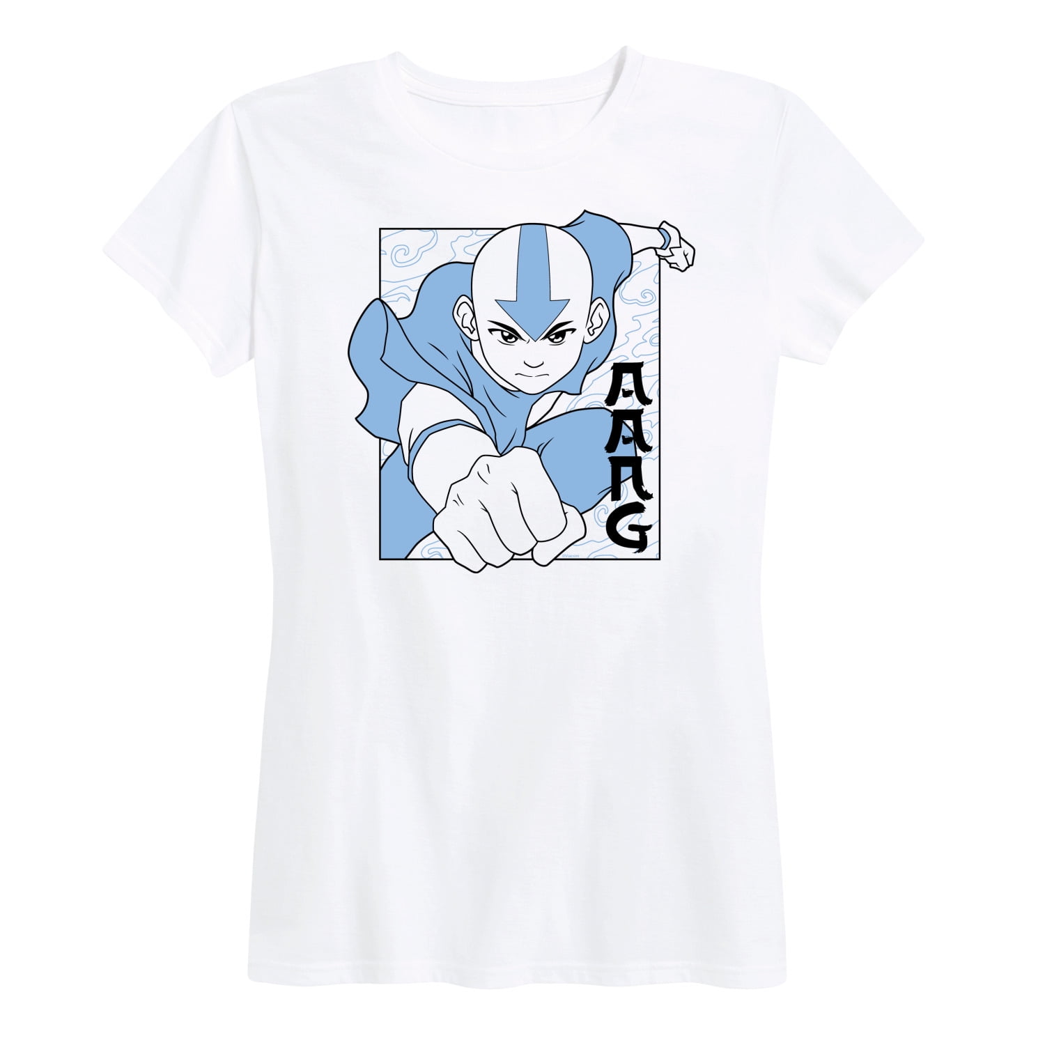 Avatar - The Last Airbender - Aang Punch - Women's Short Sleeve Graphic ...
