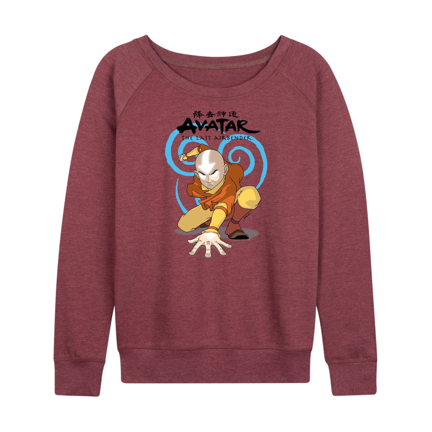 Avatar - The Last Airbender - Aang Swirl - Women's Lightweight French ...