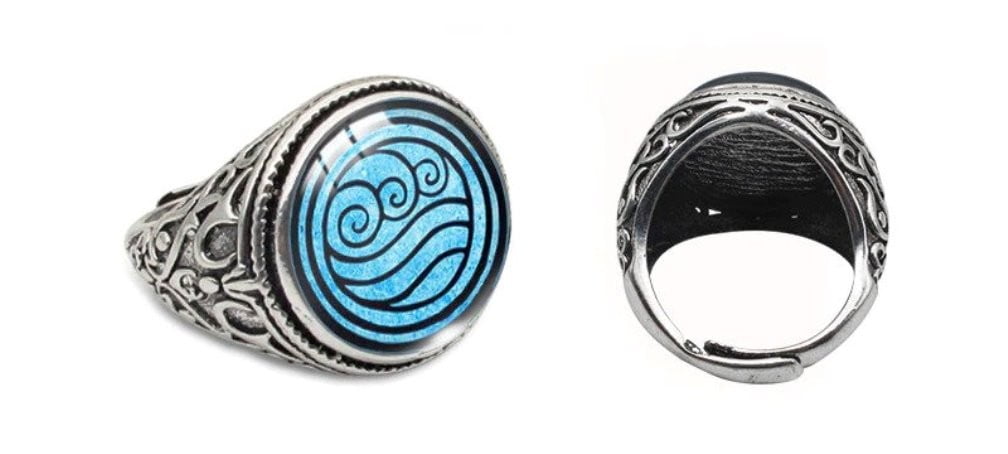 Avatar The Last Airbender Adustable Ring OSFM Adults - Walmart.com