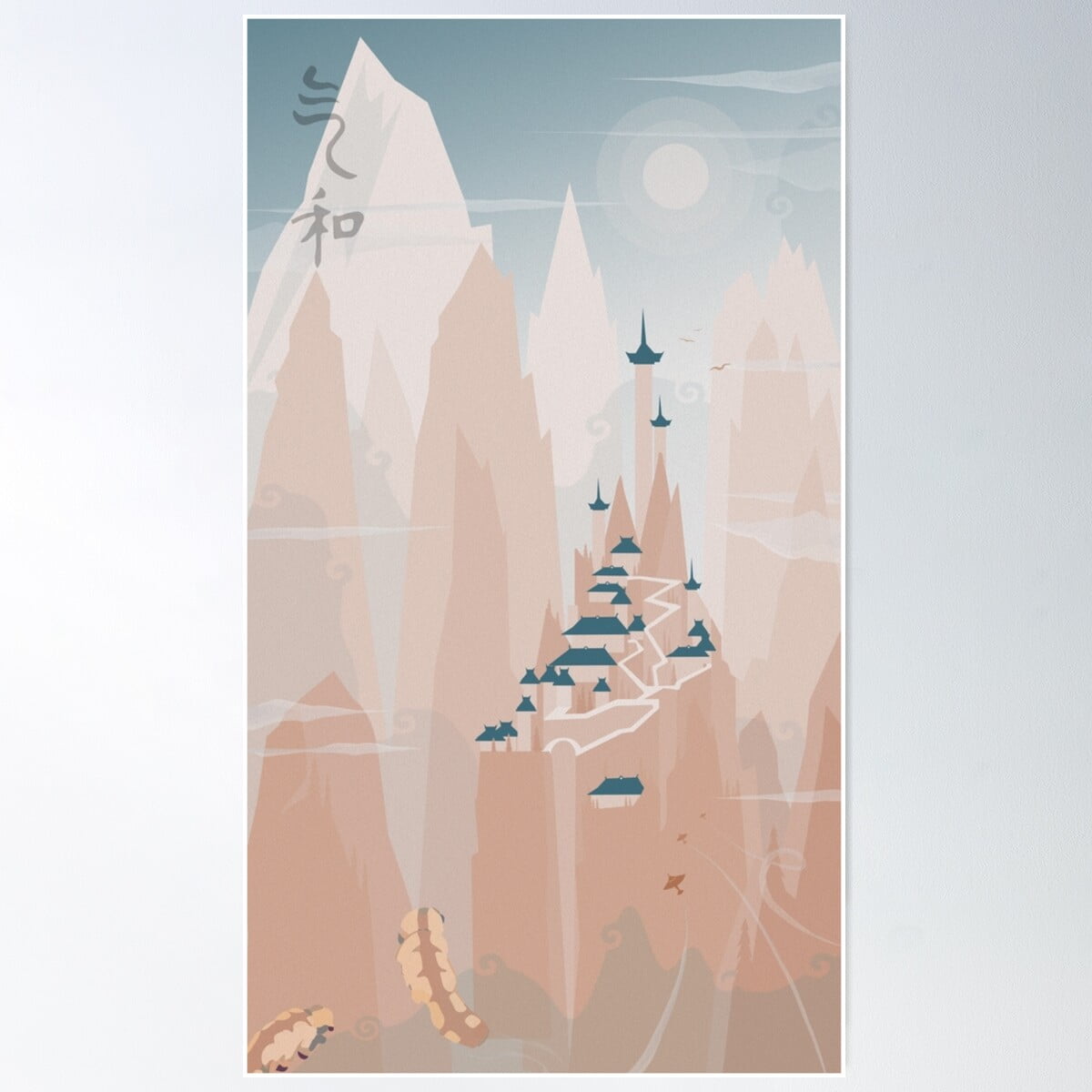 Avatar The Last Airbender - Air Temple Poster Wall Art, Modern Wall ...