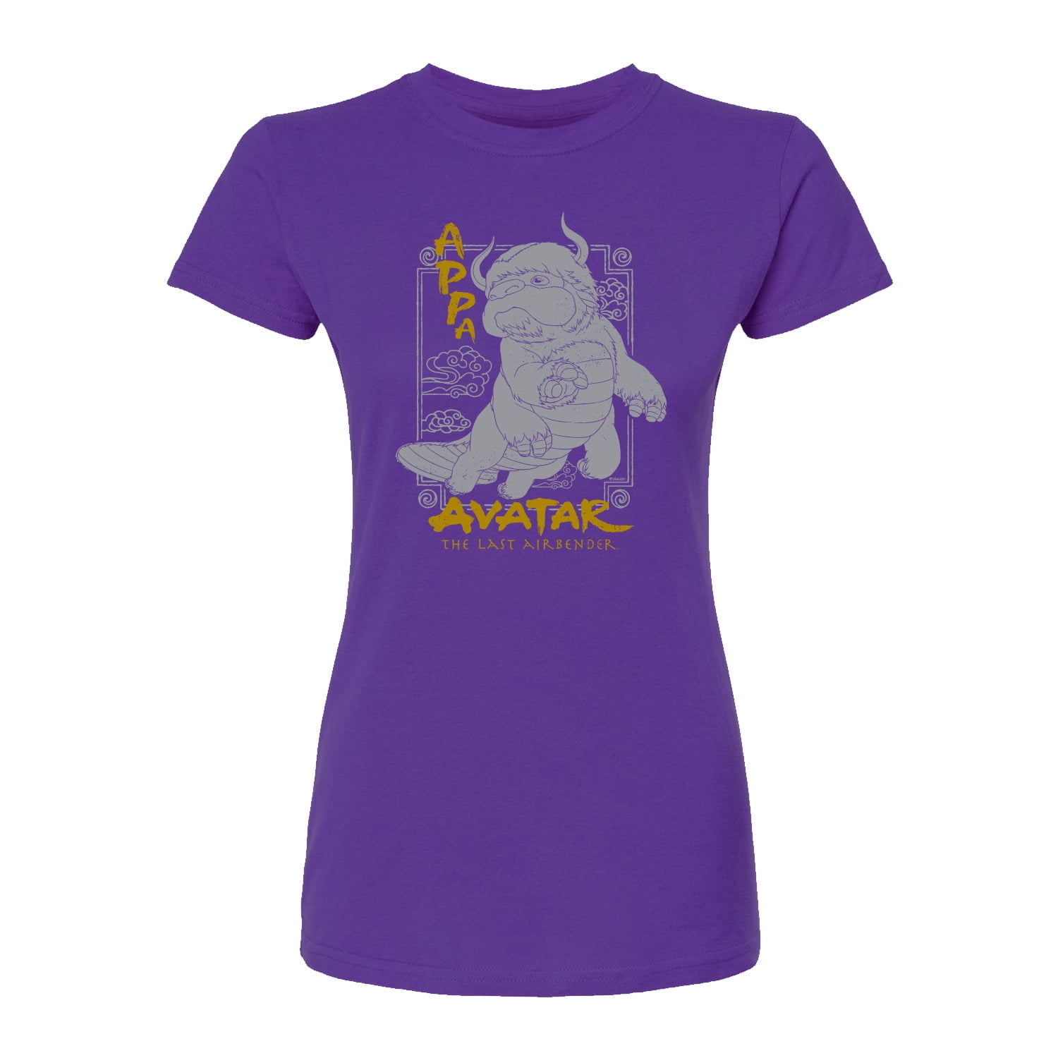 Avatar - The Last Airbender - Appa -Juniors Fitted Short Sleeve Graphic ...
