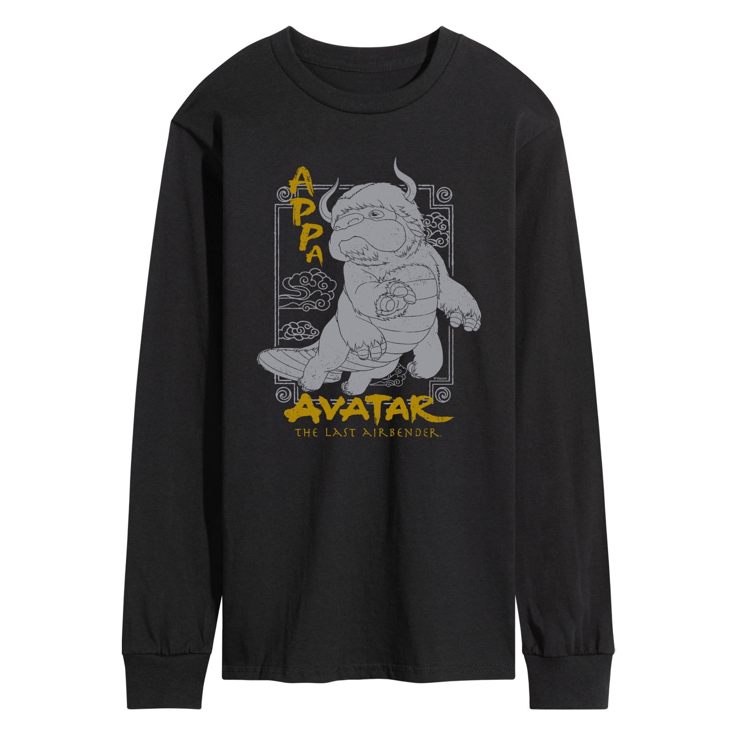 Avatar: The Last Airbender - Appa -Men's Long Sleeve Graphic T-Shirt ...