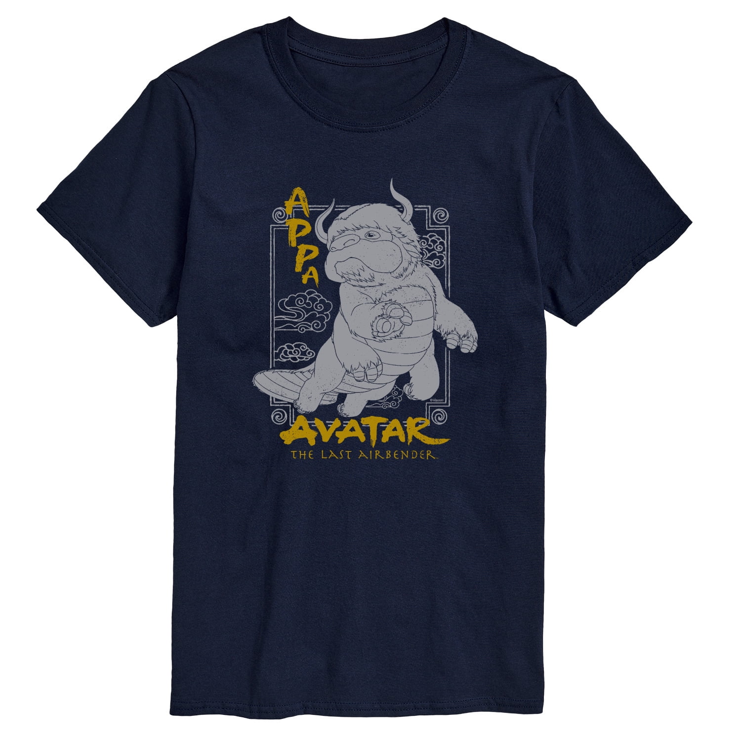Avatar: The Last Airbender - Appa -Men's Short Sleeve Graphic T-Shirt ...
