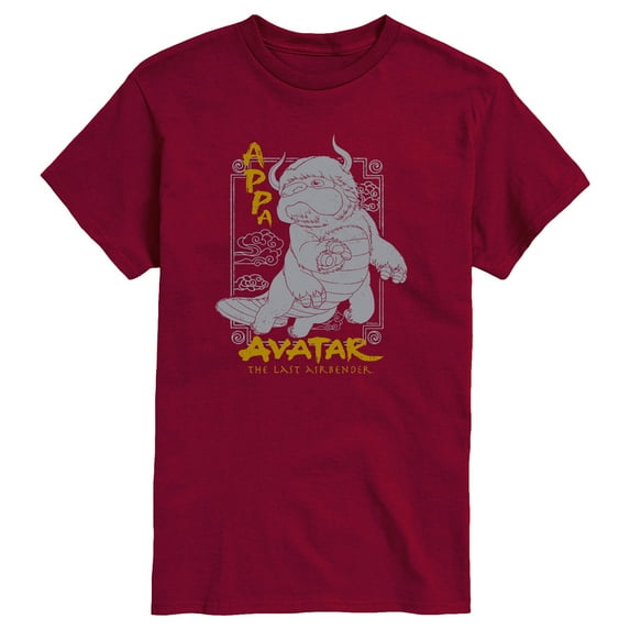 Avatar: The Last Airbender - Appa -Men's Short Sleeve Graphic T-Shirt ...