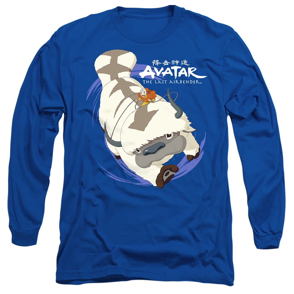 Avatar The Last Airbender Appa in Flight Unisex Adult Long-Sleeve T ...