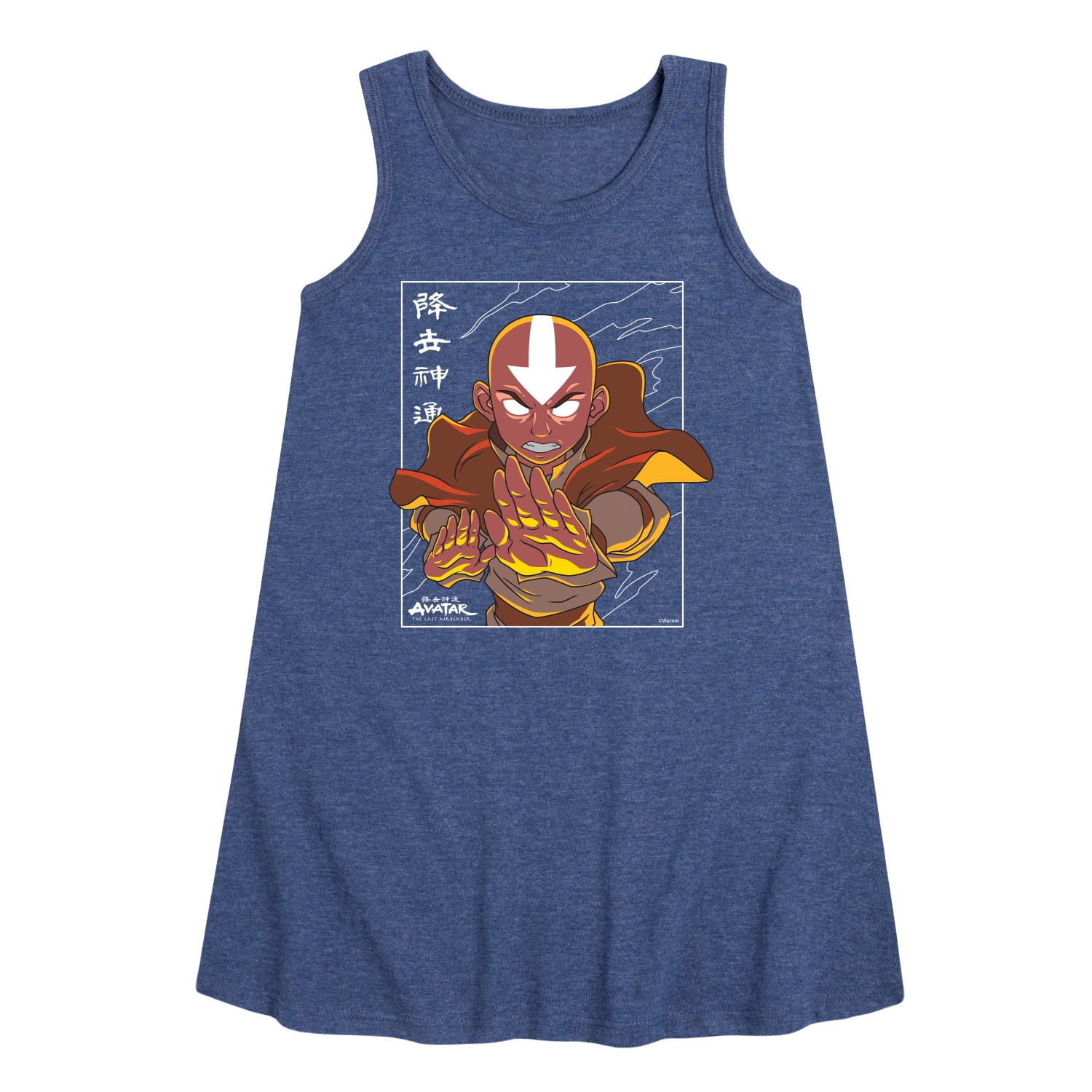 Avatar: The Last Airbender - Avatar State Aang - Youth Girls A-line ...