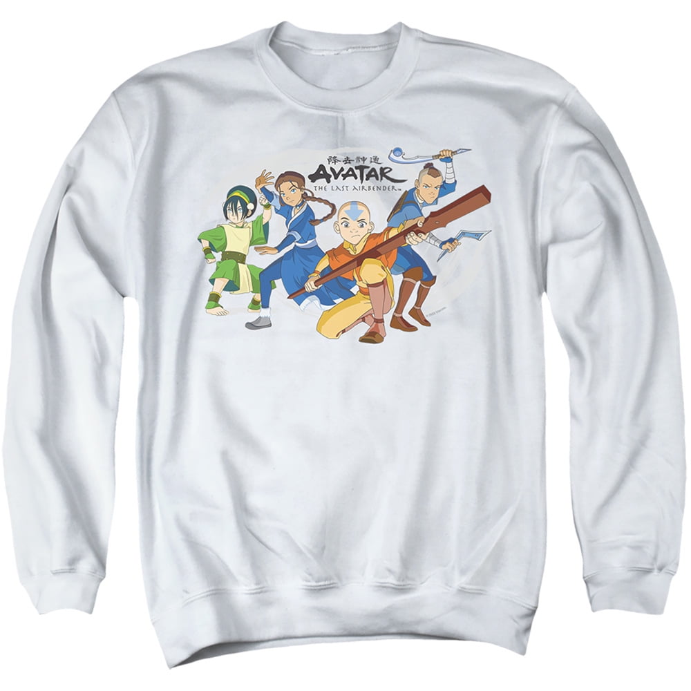 Avatar The Last Airbender Avatars Group Unisex Adult Crewneck ...