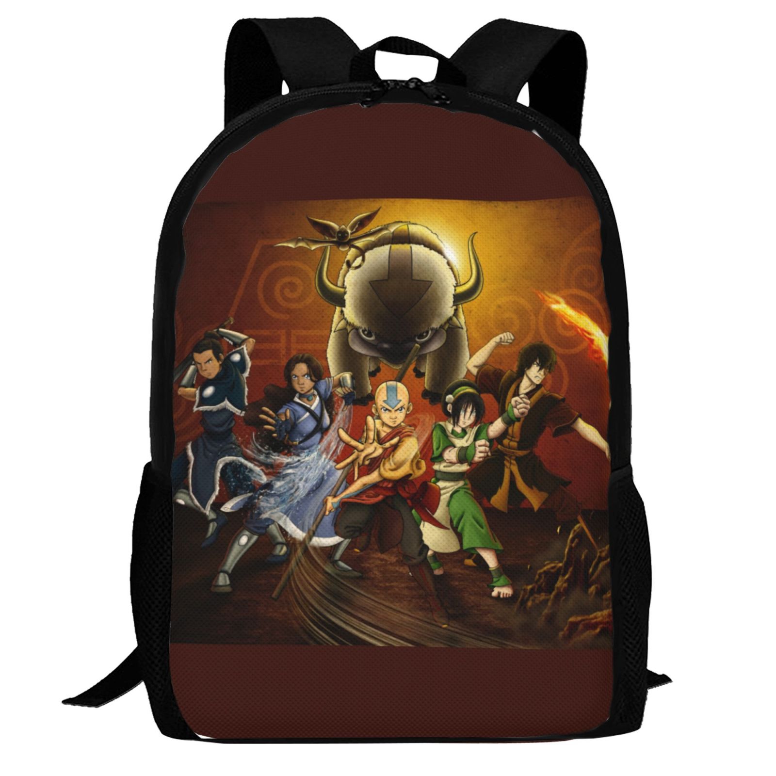 Avatar The Last Airbender Backpack,3d Print Laptop Backpack Lightweight ...