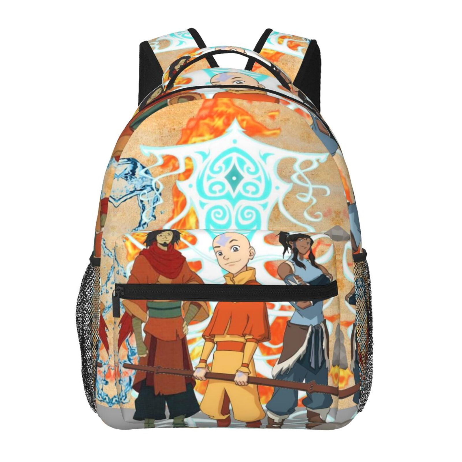 Avatar The Last Airbender Backpack Cartoon Lightweight Laptop Bookbag ...