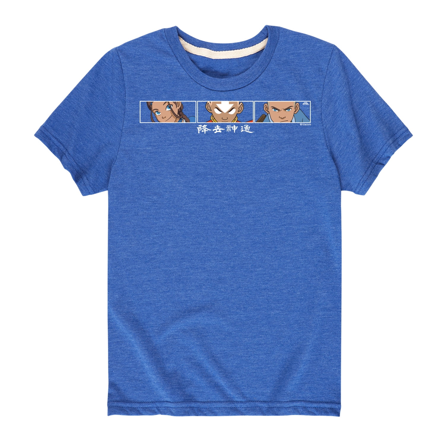 Avatar - The Last Airbender - Battle Face - Kids YOUTH SHORT SLEEVE TEE ...