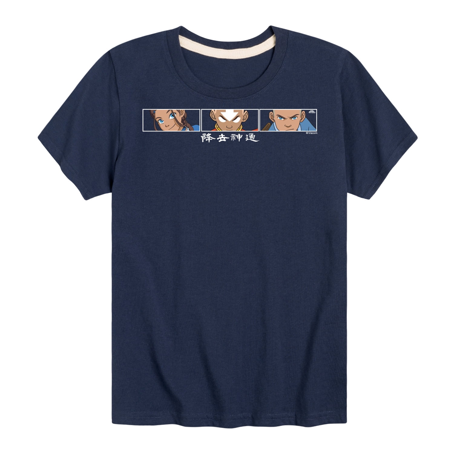 Avatar: The Last Airbender - Battle Face - Kids YOUTH SHORT SLEEVE TEE ...
