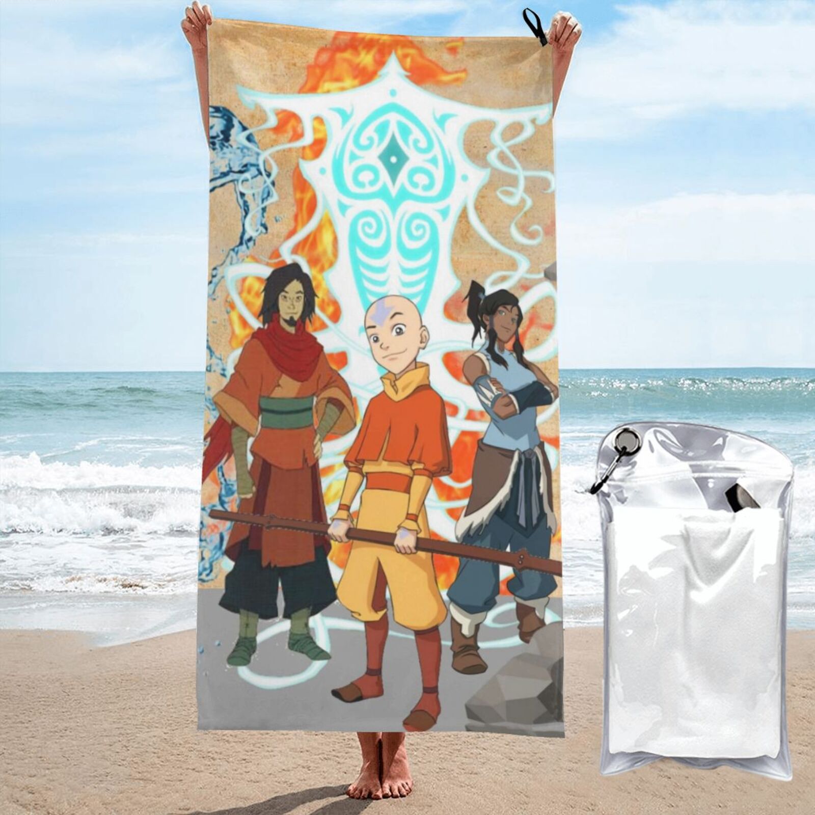 Avatar The Last Airbender Beach Towel, Soft Lightweight Quick Dry ...