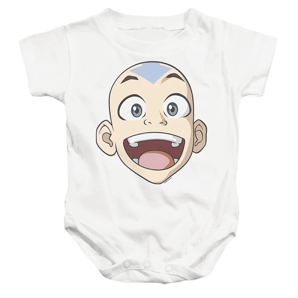 Avatar The Last Airbender Big Aang Face Unisex Infant Snap Suit for ...