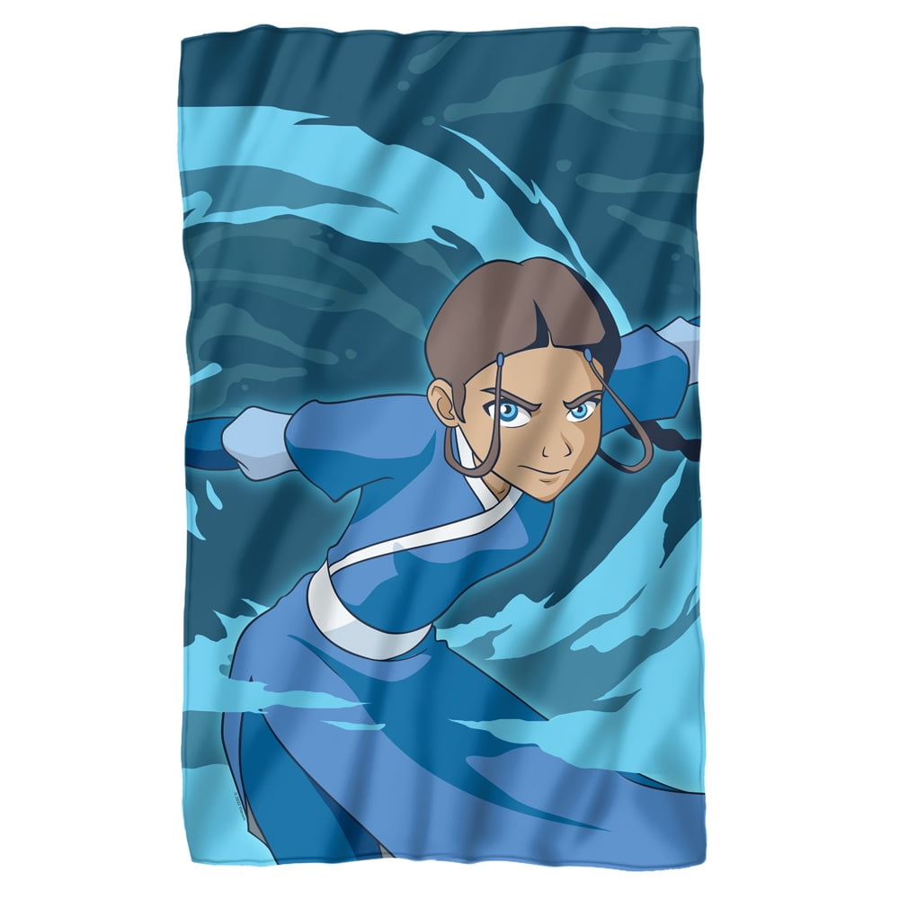 Avatar The Last Airbender Blanket, 36"x58" Avatar Katara Fleece Blanket ...