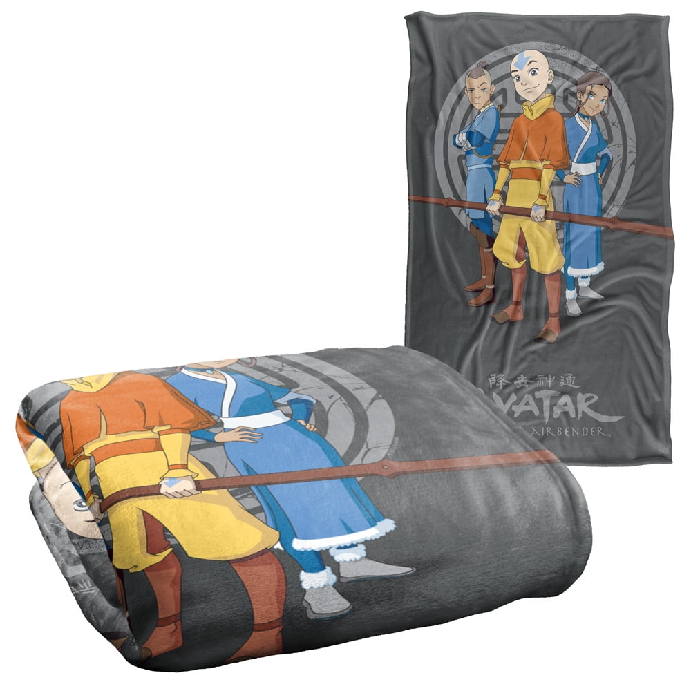 Avatar The Last Airbender Blanket, 36"x58" Team Avatar Silky Touch ...