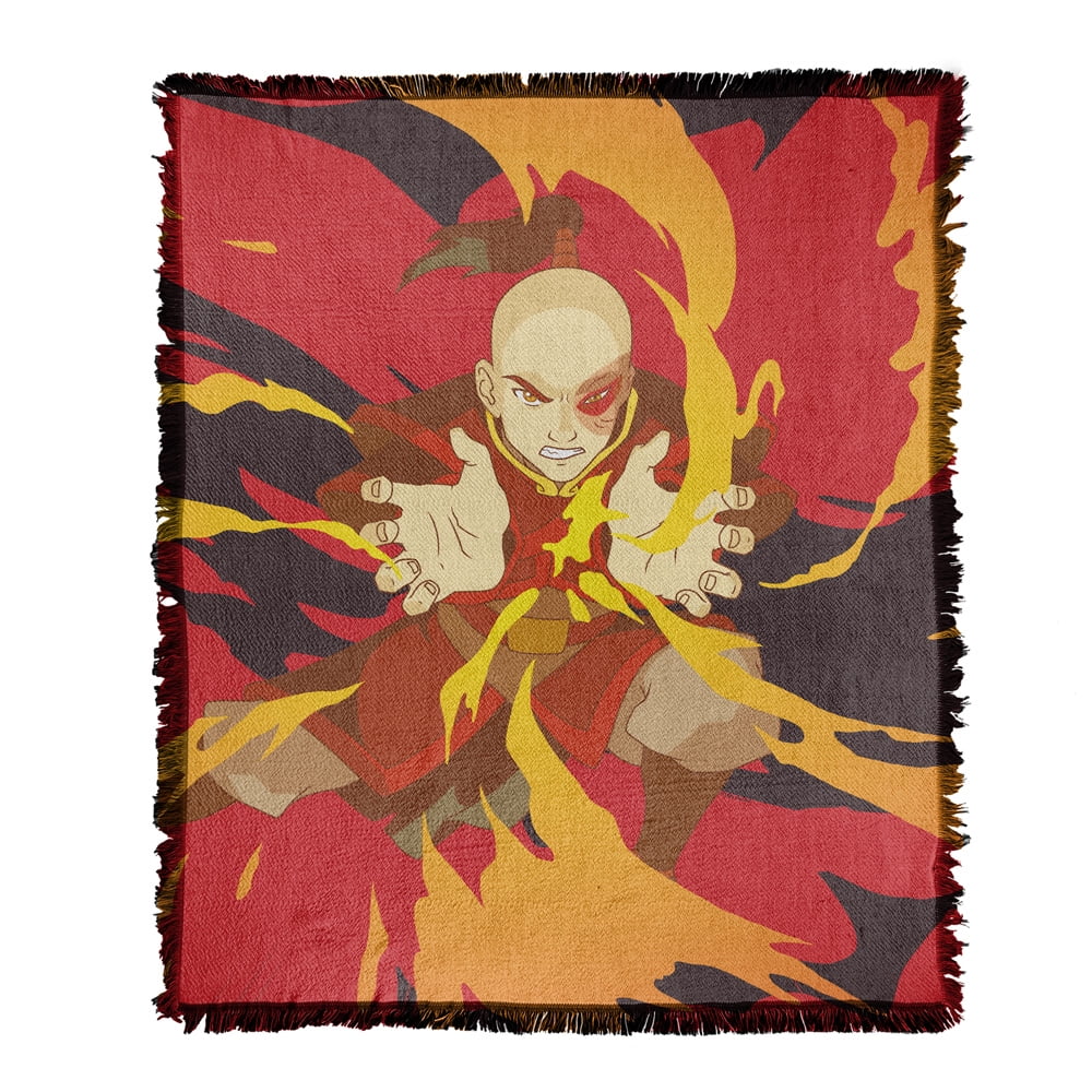 Avatar The Last Airbender Blanket, 50"x60" Avatar Zuko Woven Tapestry ...
