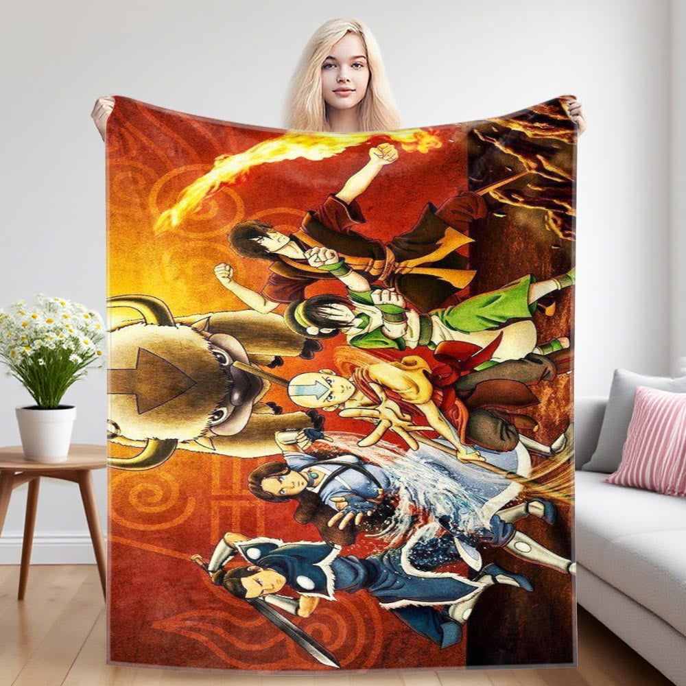 Avatar The Last Airbender Blanket Gifts Throw Lover Christmas Present ...