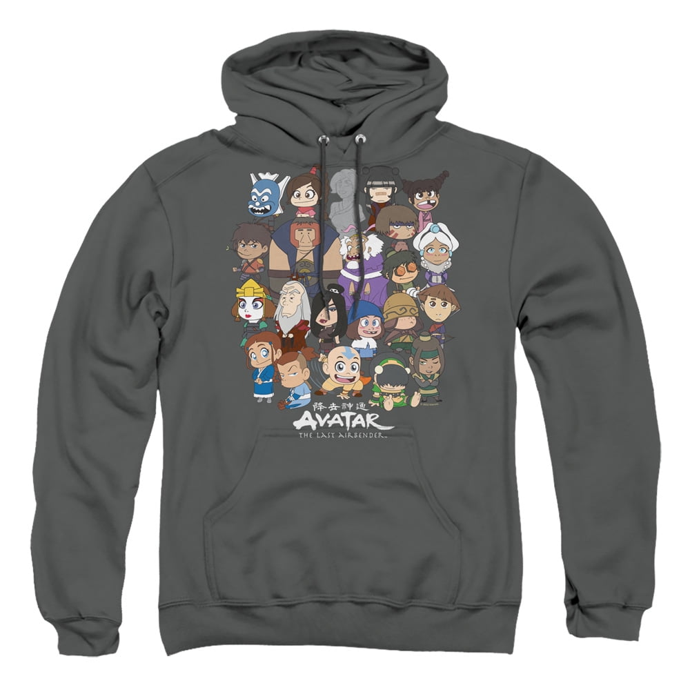 Avatar The Last Airbender Chibi Group Unisex Adult Pull-Over Hoodie ...