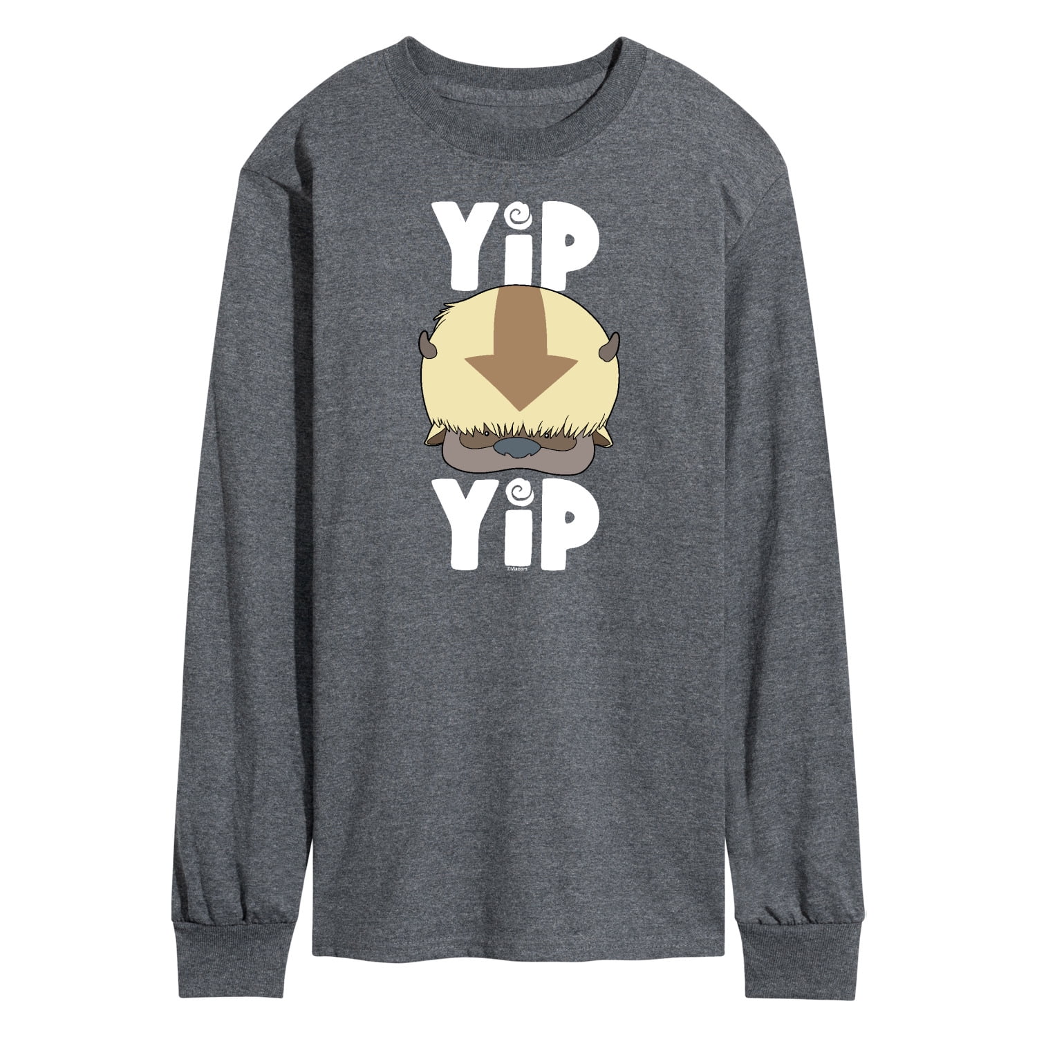 Avatar: The Last Airbender - Cute Appa Yip Yip - Men's Long Sleeve T ...