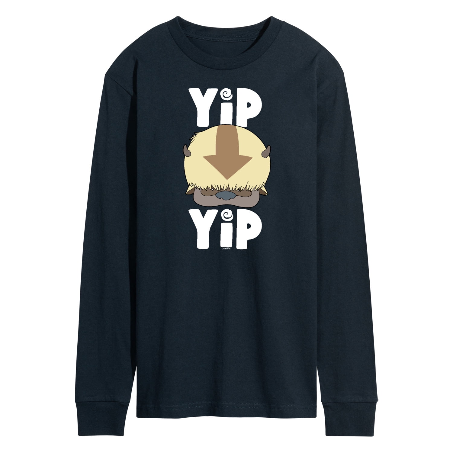 Avatar: The Last Airbender - Cute Appa Yip Yip - Men's Long Sleeve T-Shirt - Walmart.com