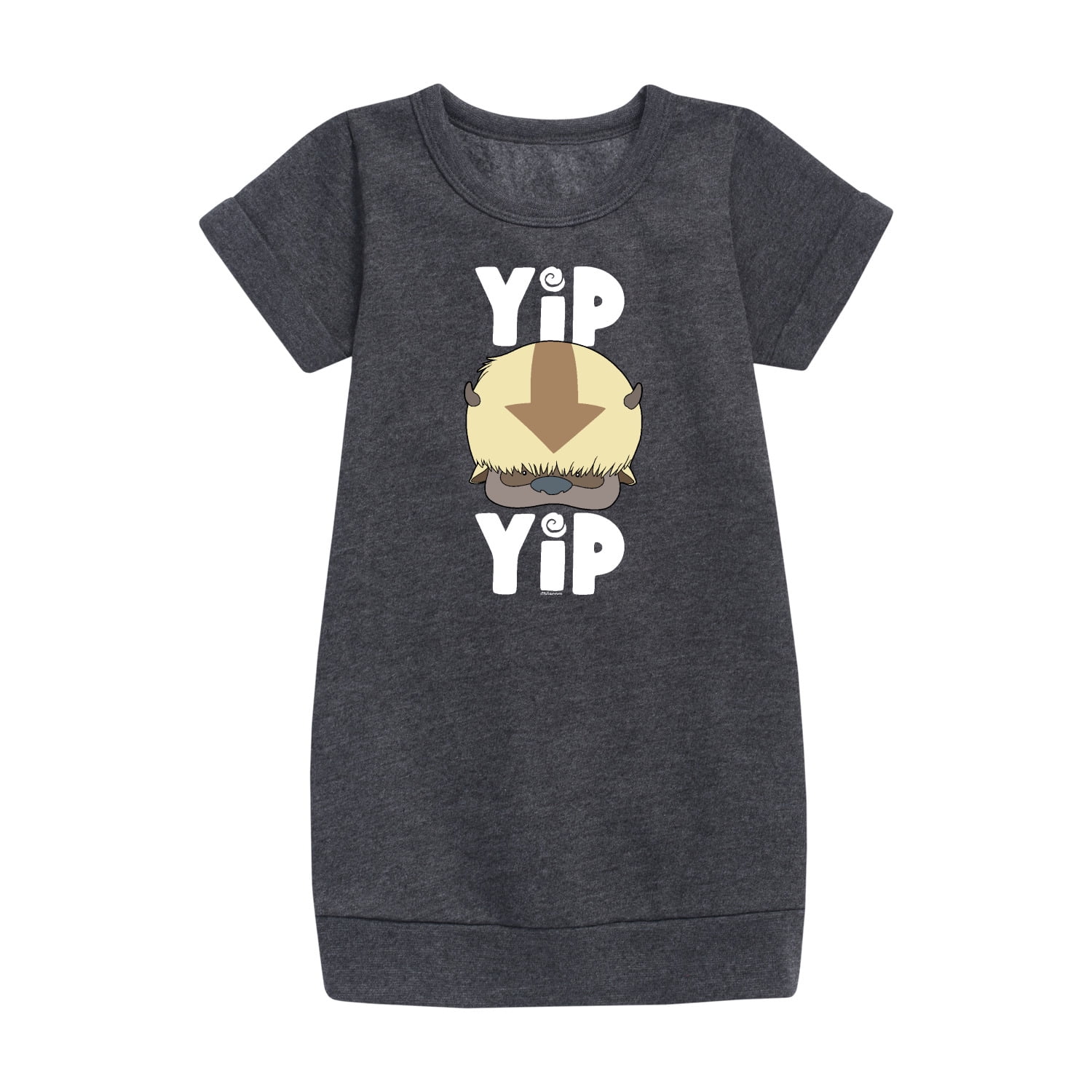Avatar: The Last Airbender - Cute Appa Yip Yip - Youth Girls Fleece ...