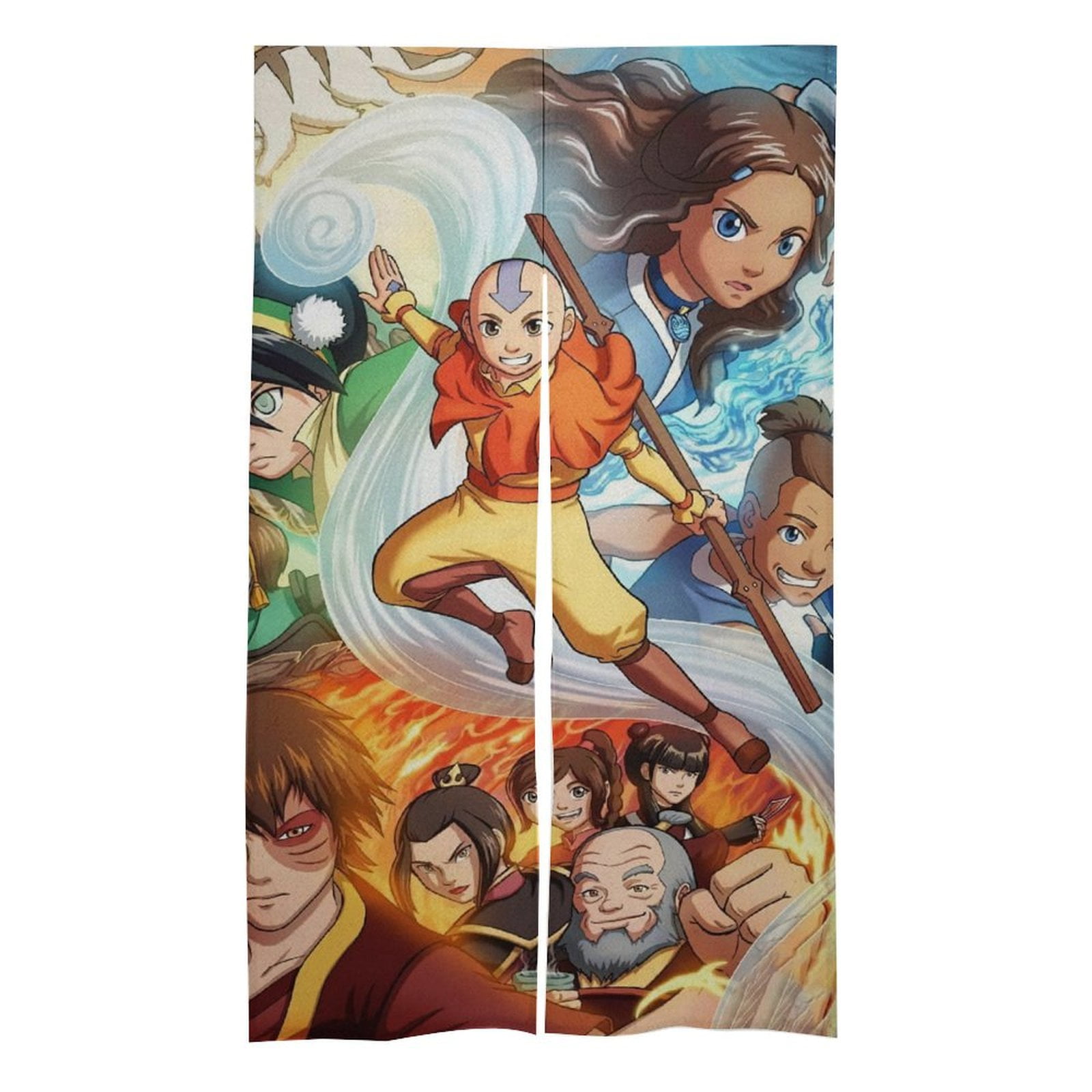 Avatar The Last Airbender Doorway Curtain Printed Room Divider Splice ...