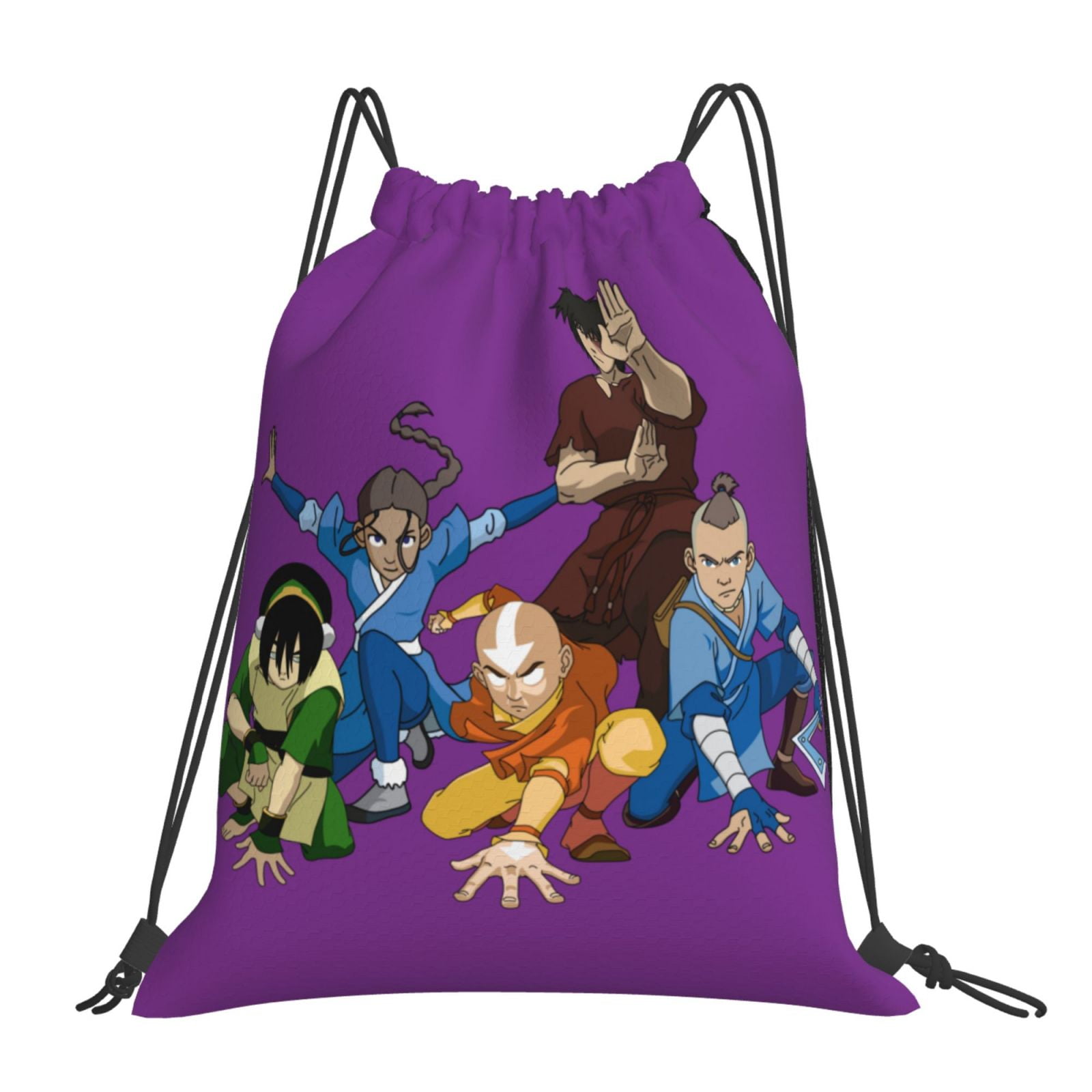 Avatar The Last Airbender Drawstring Backpack Sport Gym Bag For Yoga ...