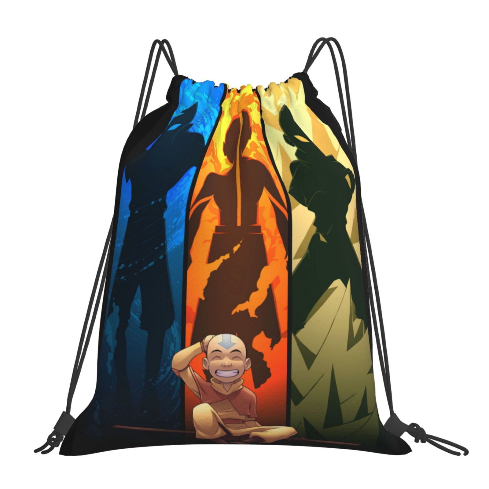 Avatar The Last Airbender Drawstring Backpack Sport Gym Bag For Yoga ...