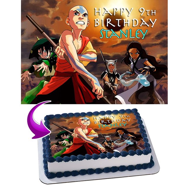 Avatar The Last Airbender Cake Topper, by Inkuten - Walmart.com