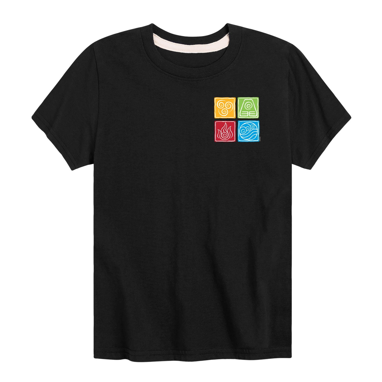 Avatar: The Last Airbender - Four Elements - Kids YOUTH SHORT SLEEVE ...