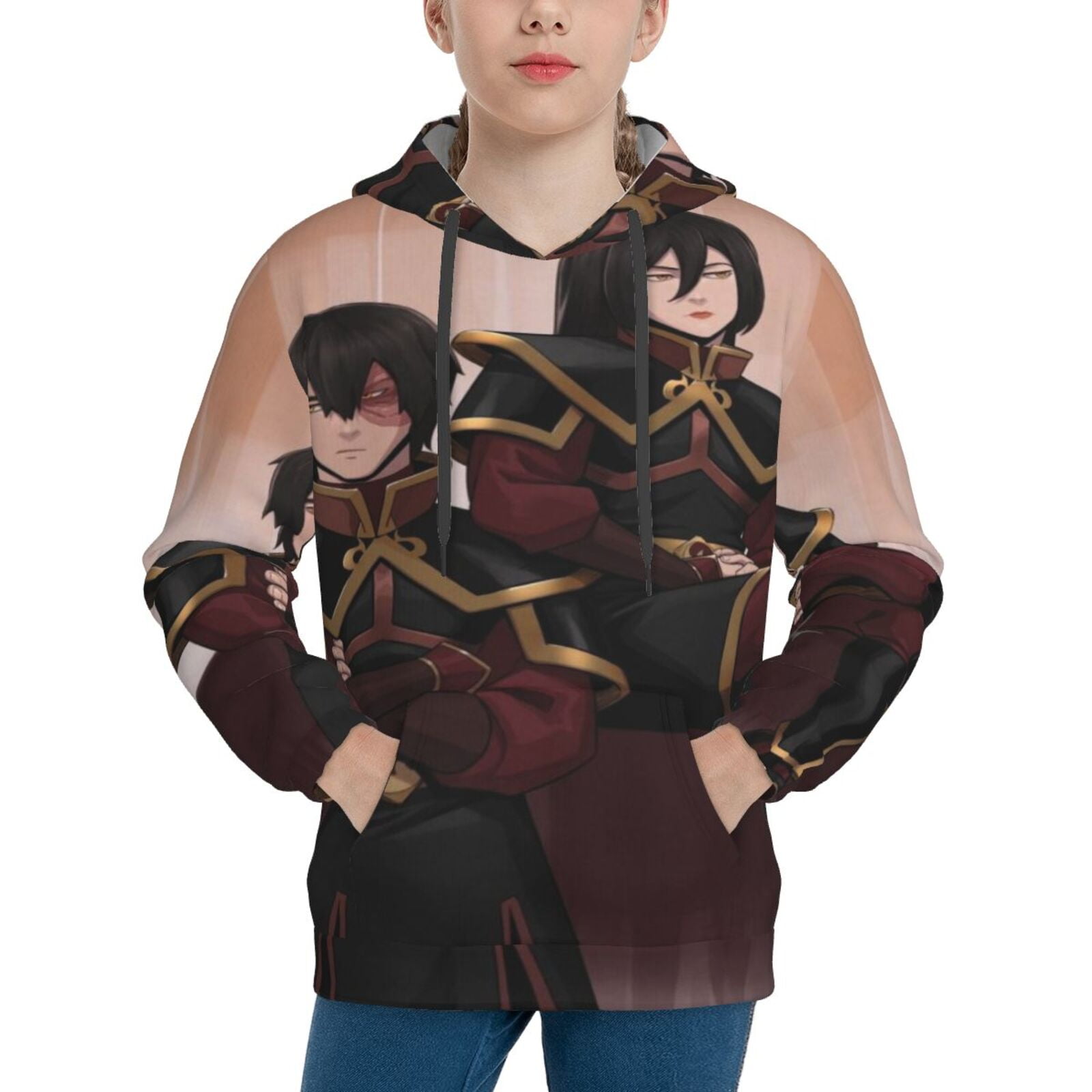 Avatar The Last Airbender Hoodie For Youth Casual Pullover With Pocket ...