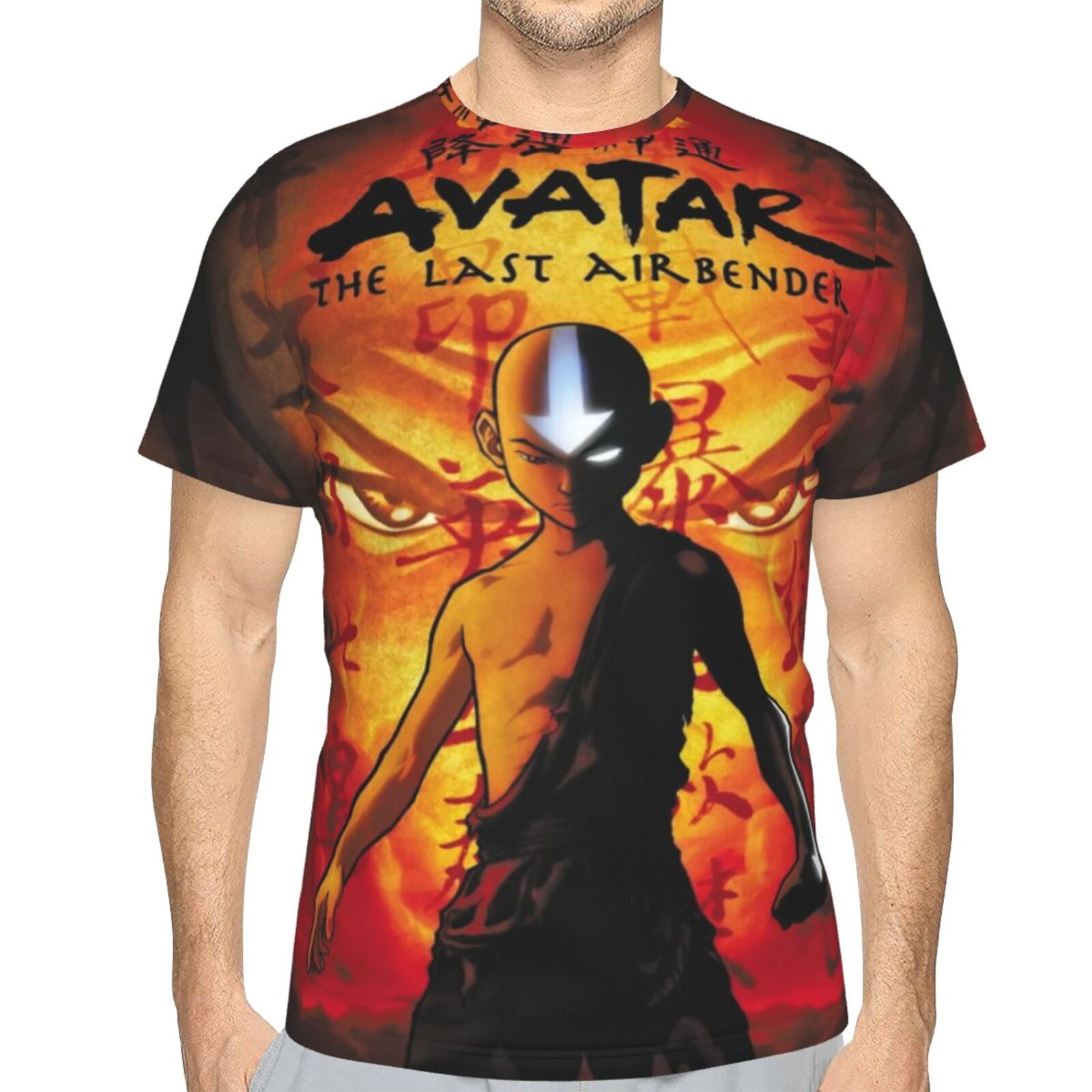 Avatar The Last Airbender Mens 3d Graphic Print Shirts Casual Short ...