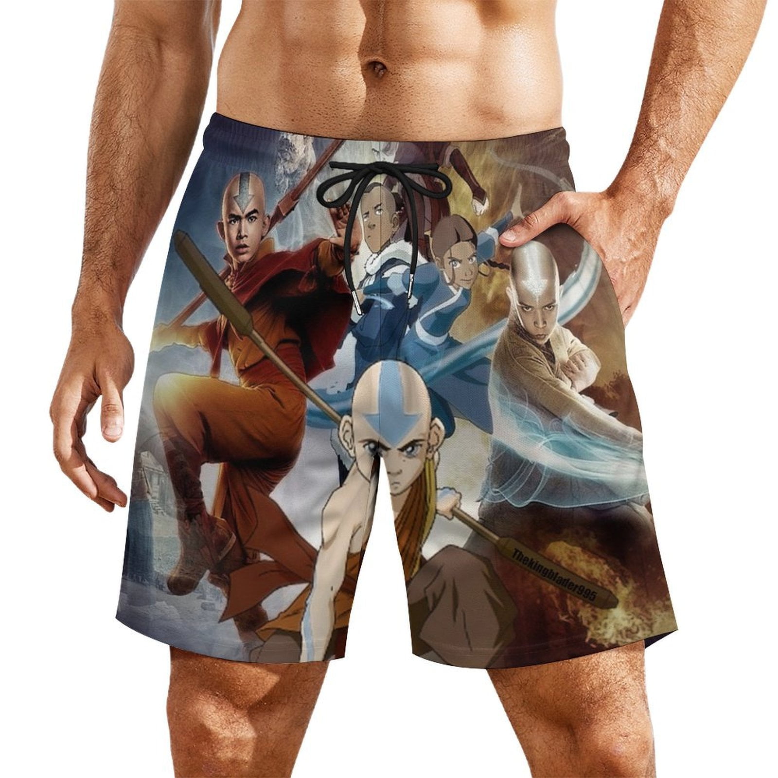 Avatar The Last Airbender Movie Men's Board Shorts Swim Trunks Quick Dry Beach Short Summer Swim ...