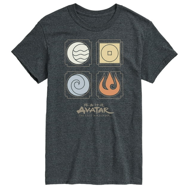 Avatar: The Last Airbender - Nations Symbols - Men's Short Sleeve ...