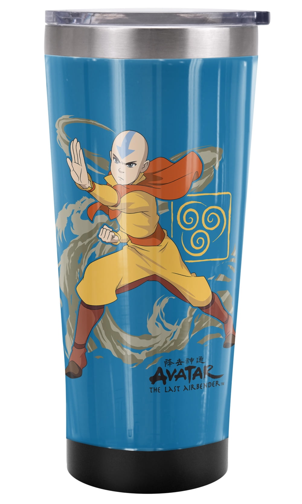 Avatar The Last Airbender Official Aang Wind Blast 20 oz Travel Tumbler ...