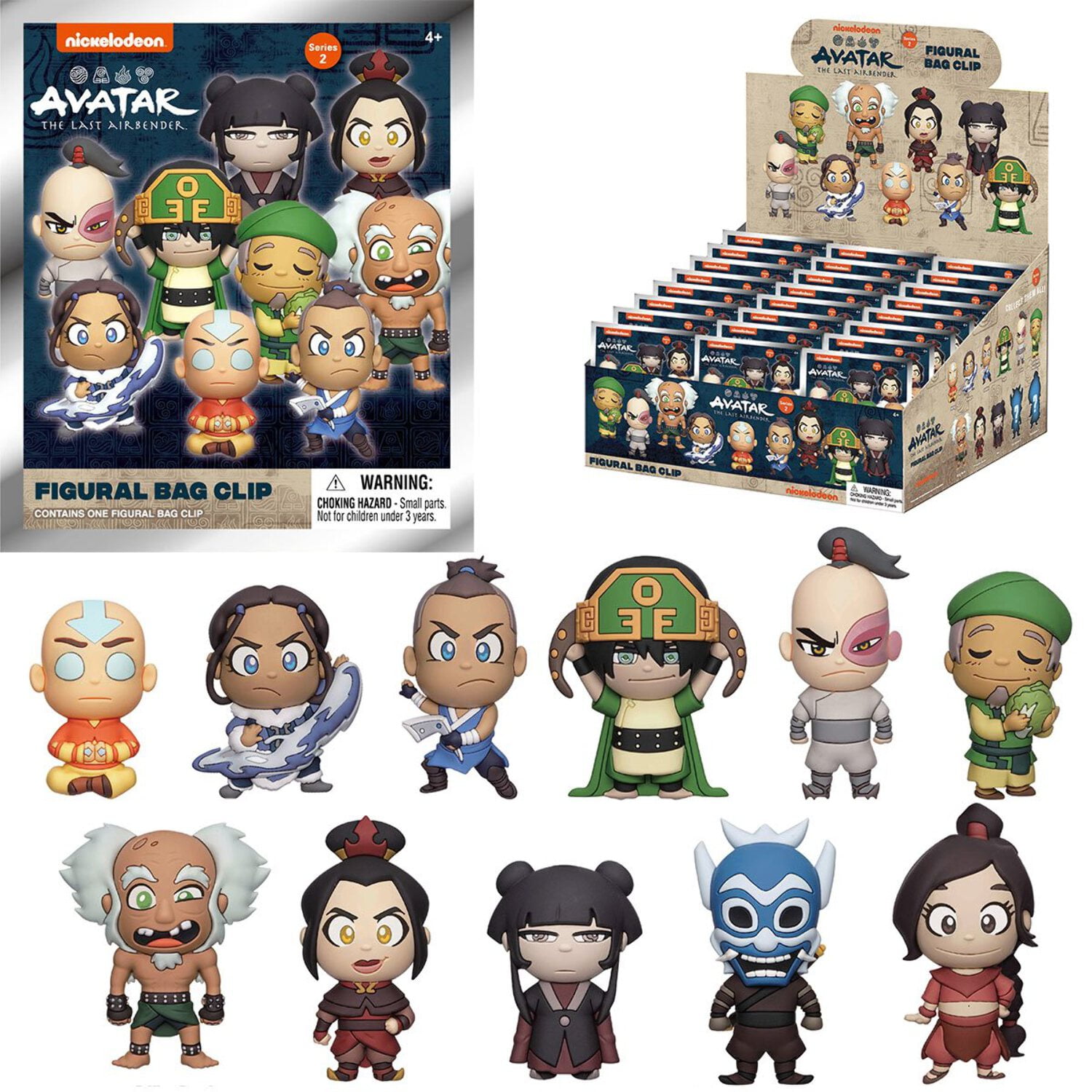 Avatar: The Last Airbender S2 3D Foam Bag Clip Case of 24 - Walmart.com